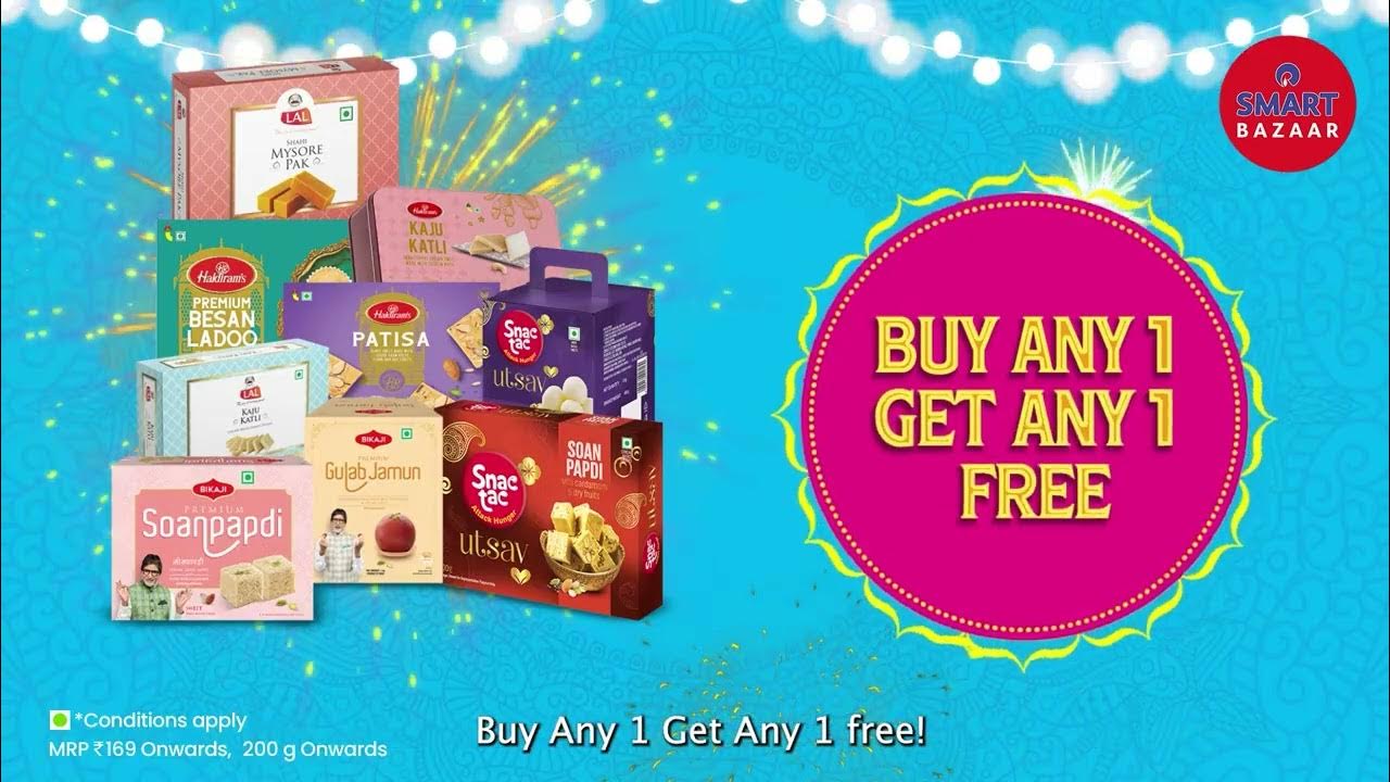 SMART Bazaar Tyohaar Ready Sale | 2nd-6th Oct | Sweets - YouTube