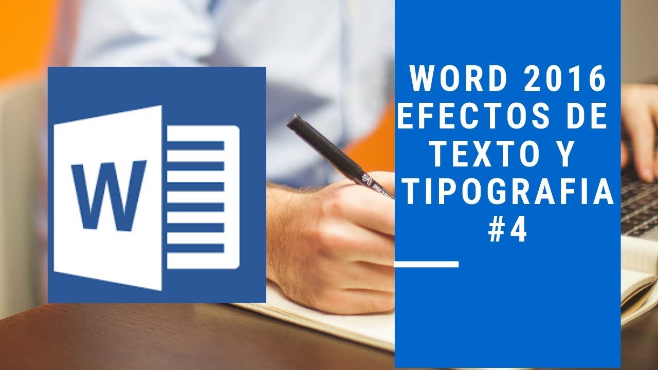 Efectos de Texto y Tipografía - YouTube