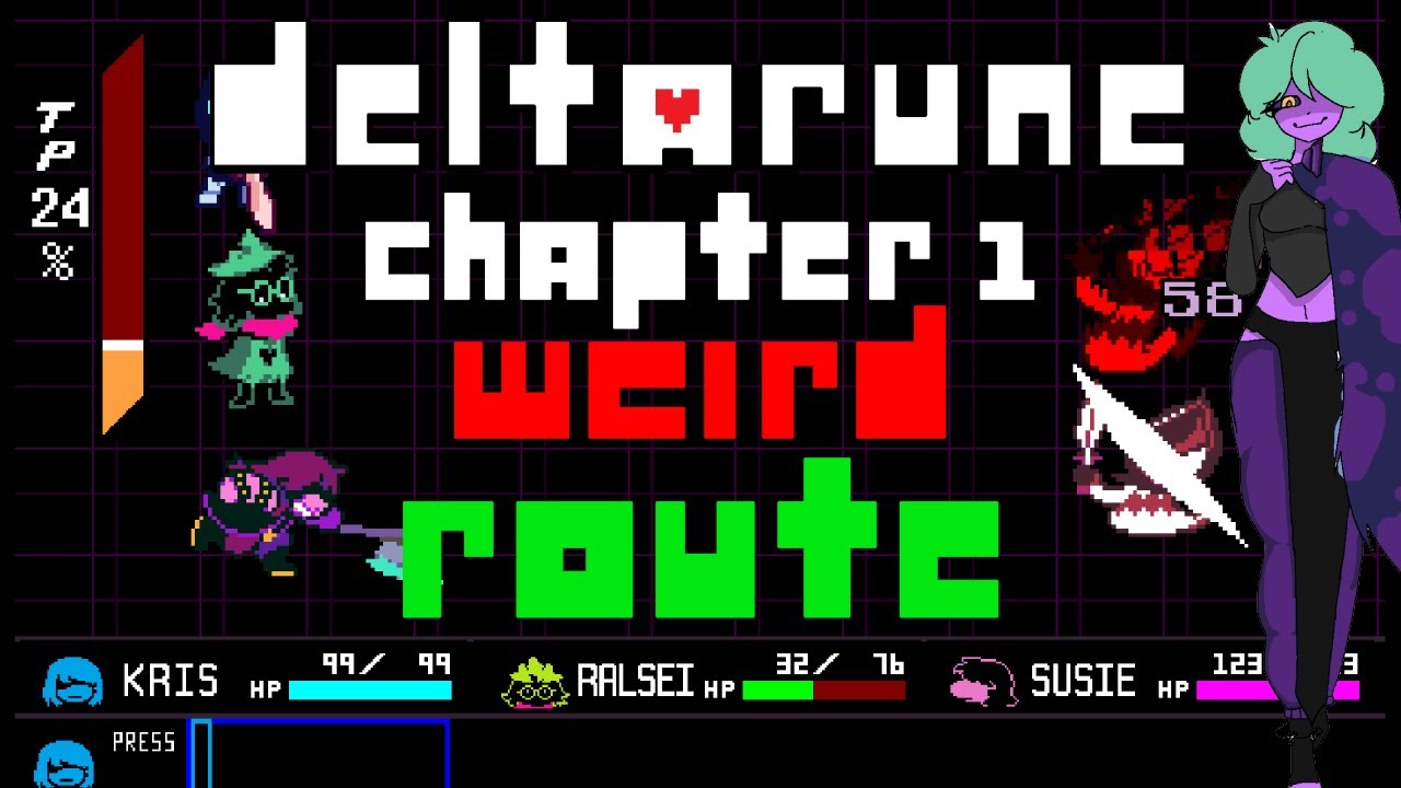 DELTARUNE CHAPTER 1 WEIRD ROUTE!! - YouTube
