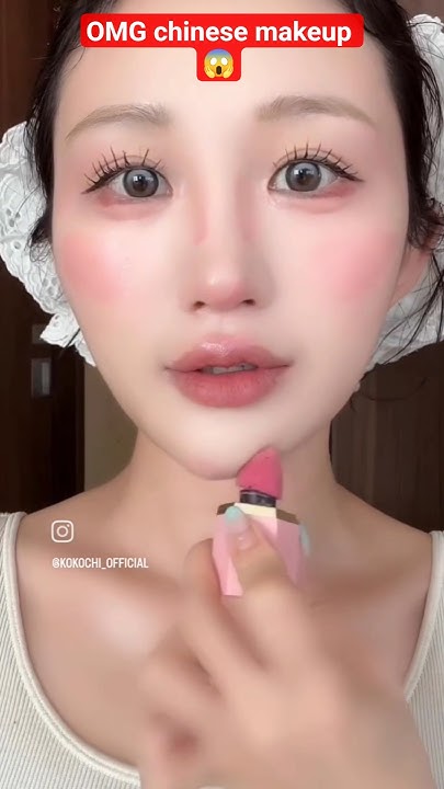 OMG Viral chinese makeup tutorial 😨#youtubeshorts #makeup #koreanmakeup #shorts #makeup #fyp ...