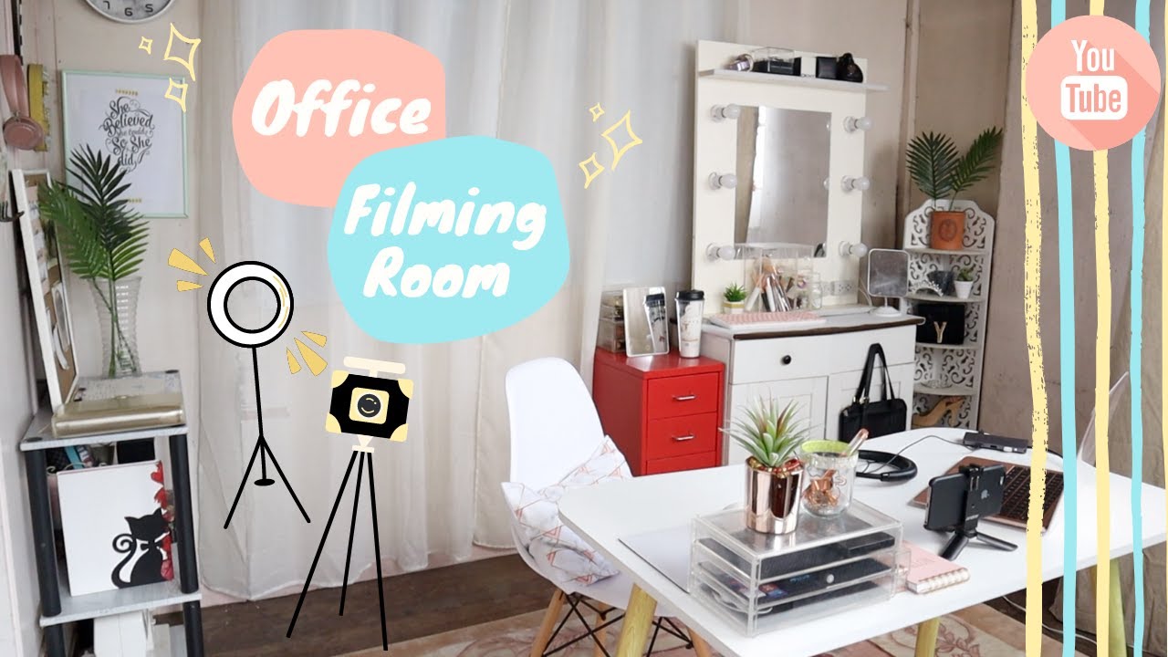 House Tour (Home Office / Filming Room) | Philippines 2020 | Zielly ...