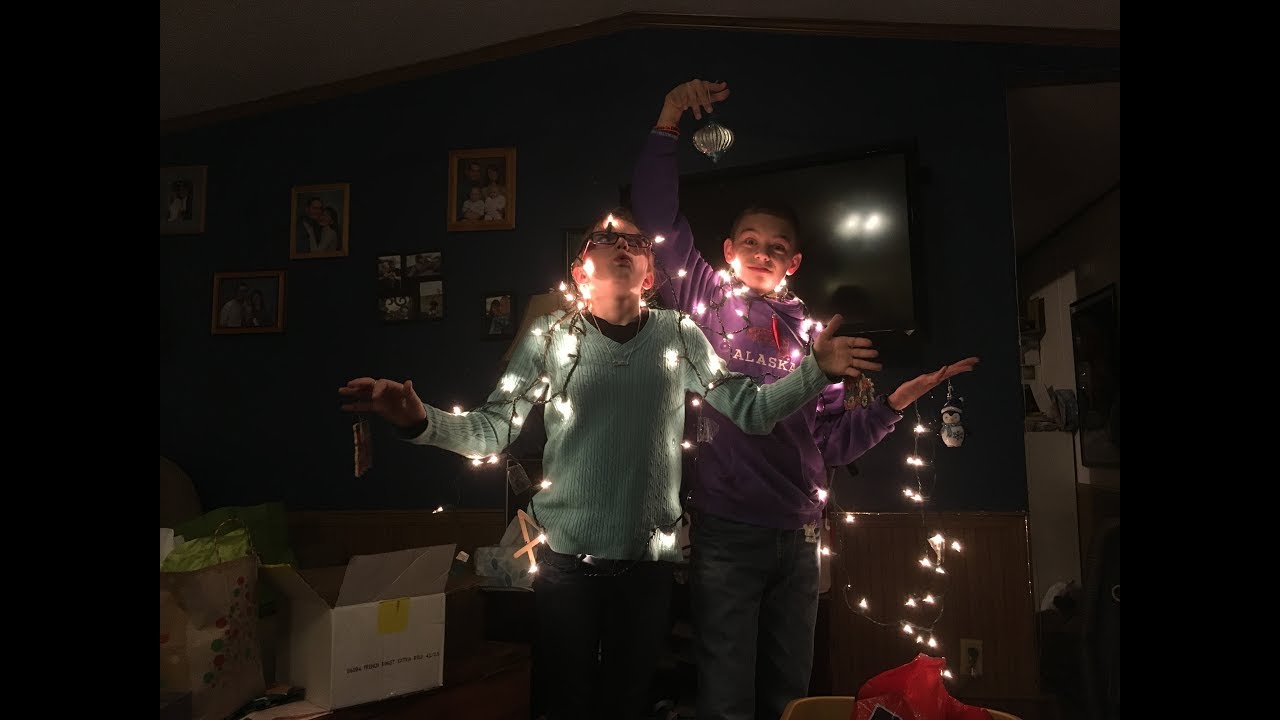 The Human Christmas Tree - YouTube