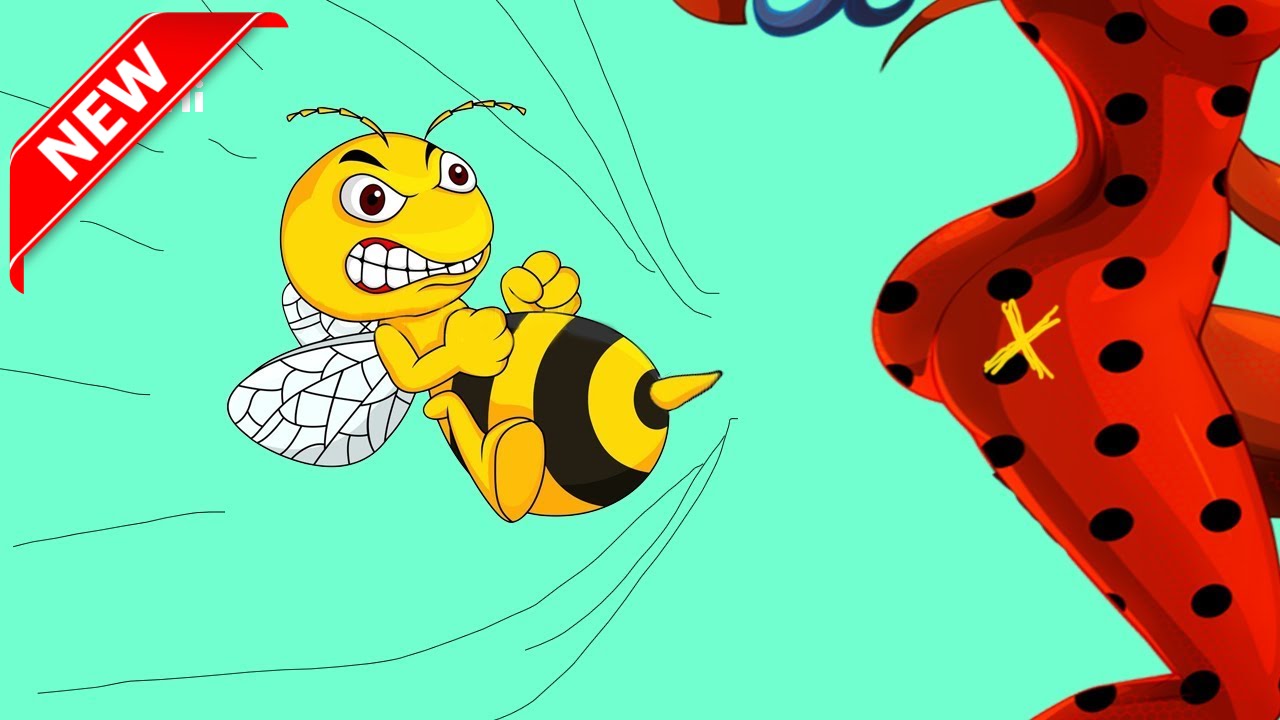 Miraculous Ladybug angry bees vs marinette, kim Miraculous Ladybug New ...