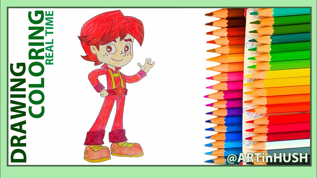 HOW TO DRAW RED BUTLER from Rainbow Brite series | #DRAWING #COLORING ...