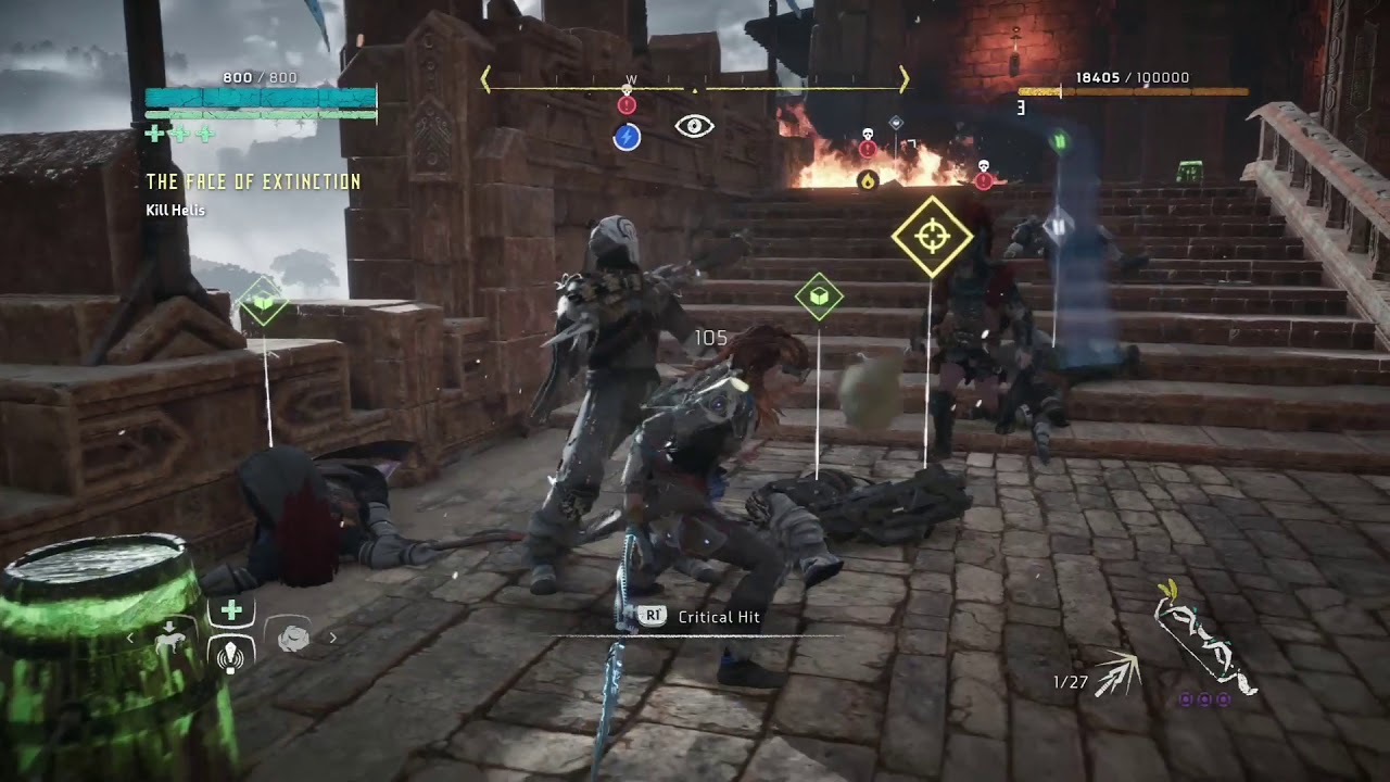 Horizon Zero Dawn - The Face of Extinction: Helis Battle (Ultra Hard ...