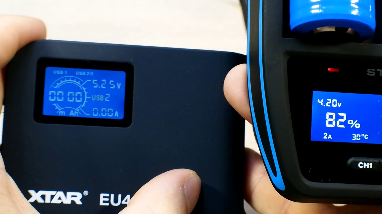 XTAR ST2 ⚡ Testing the new 4.1A Ultra-fast Charger - YouTube