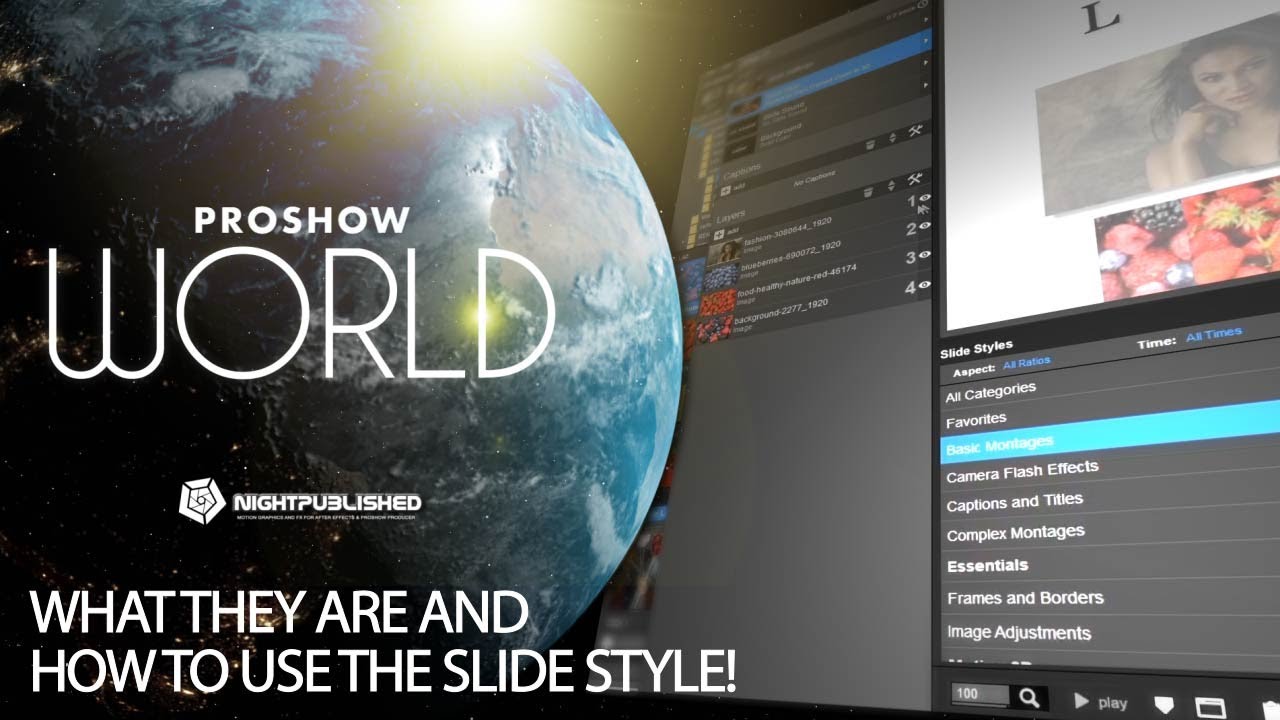 TUTORIAL PROSHOW PRODUCER 9 (2020) / CÓMO USAR LOS SLIDE STYLE ...