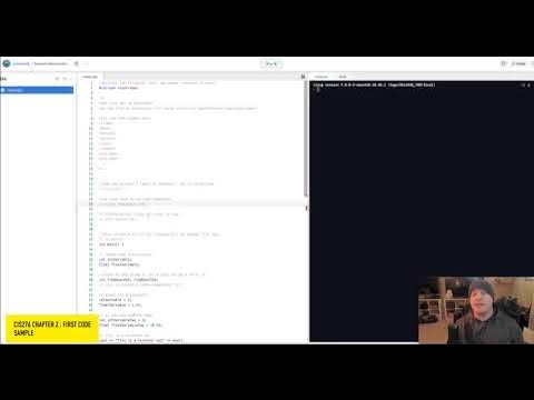 CIS276 Ch2 First Code Sample - YouTube