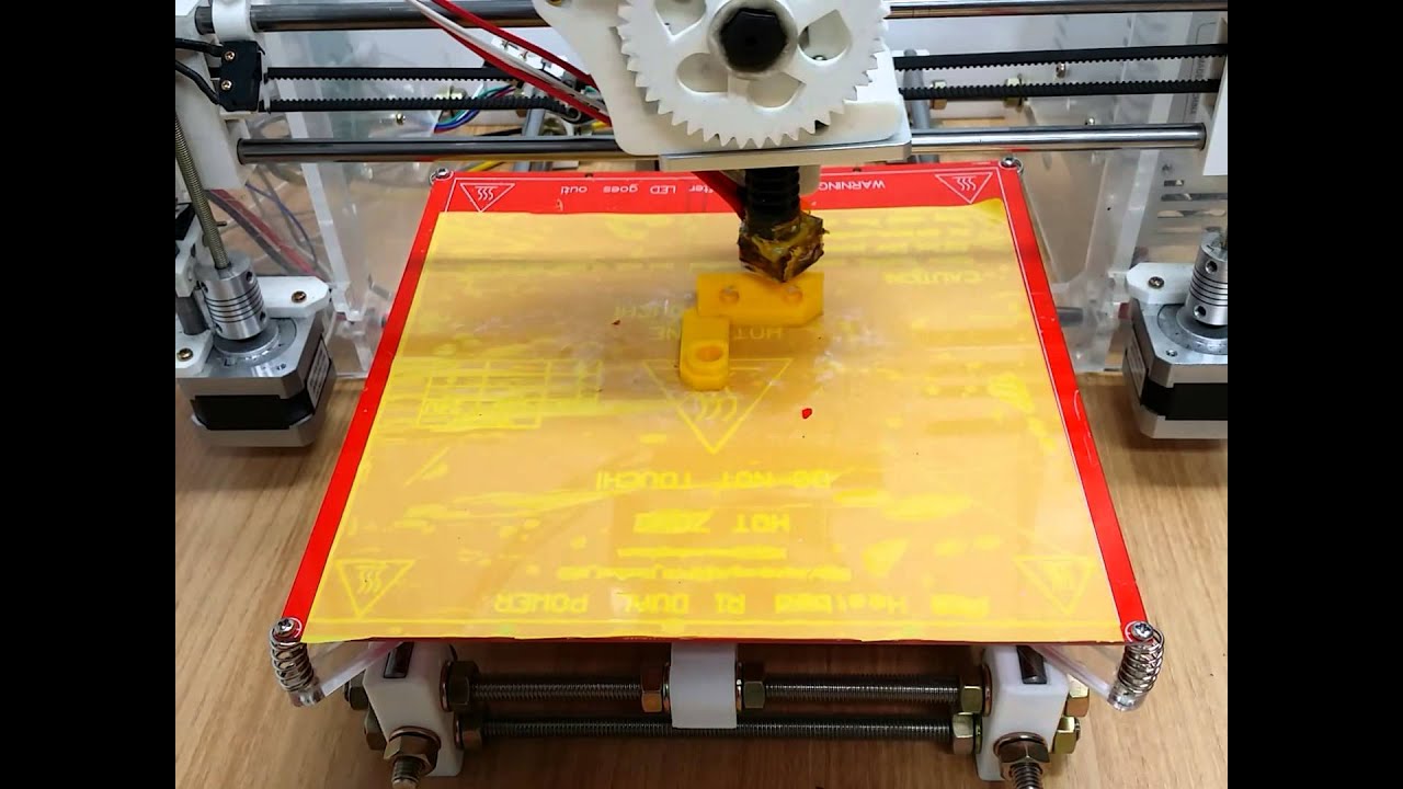 Mendel Prusa i3 3D printer kit - YouTube