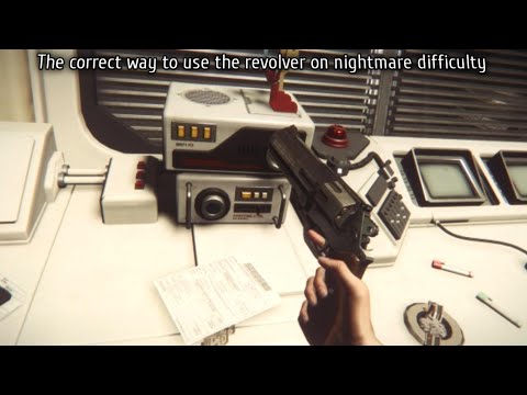 Revolver coming in clutch - close call on nightmare | Alien: isolation ...