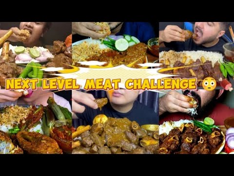 NEXT LEVEL MEAT CHALLENGE 😳🍖 | Extreme Spicy Meat Feast | BiteBuzz# ...