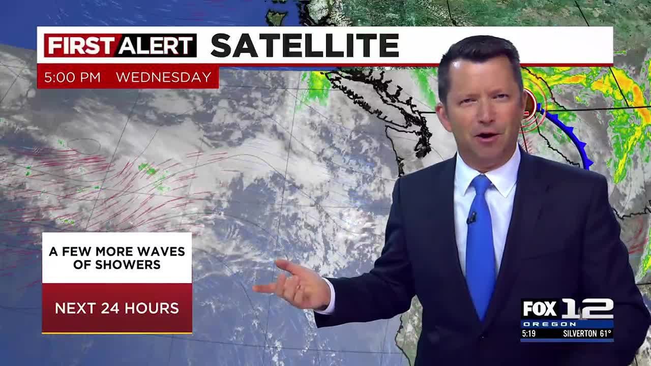 First Alert Wednesday evening FOX 12 weather forecast (9/27) - YouTube