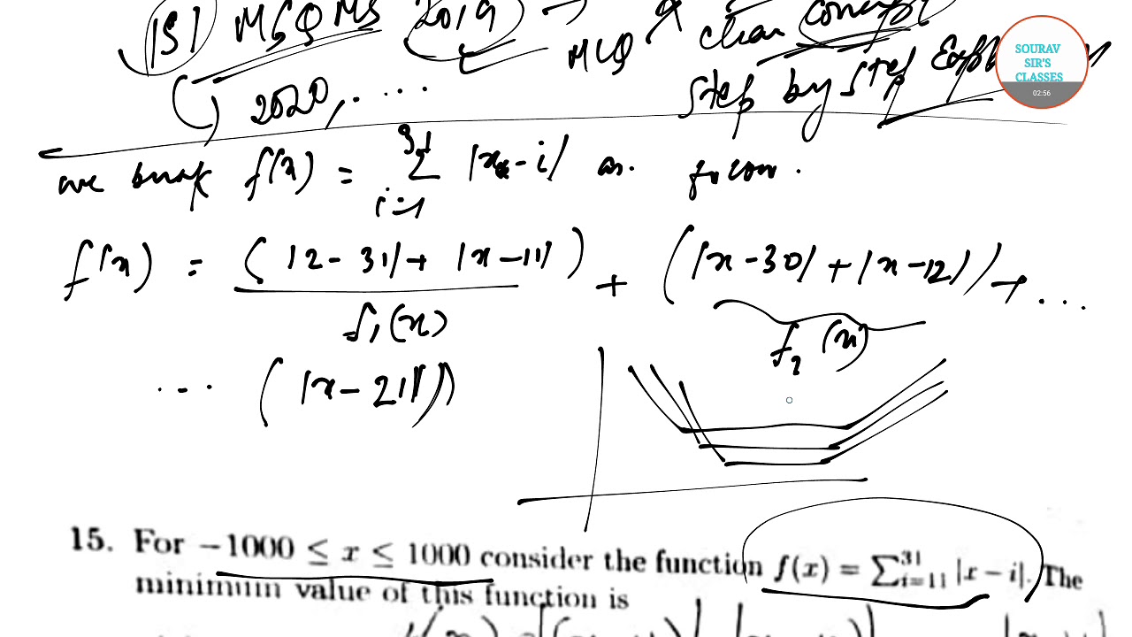 Preparation for MS QMS ISI entrance examination. isi ms qms question ...