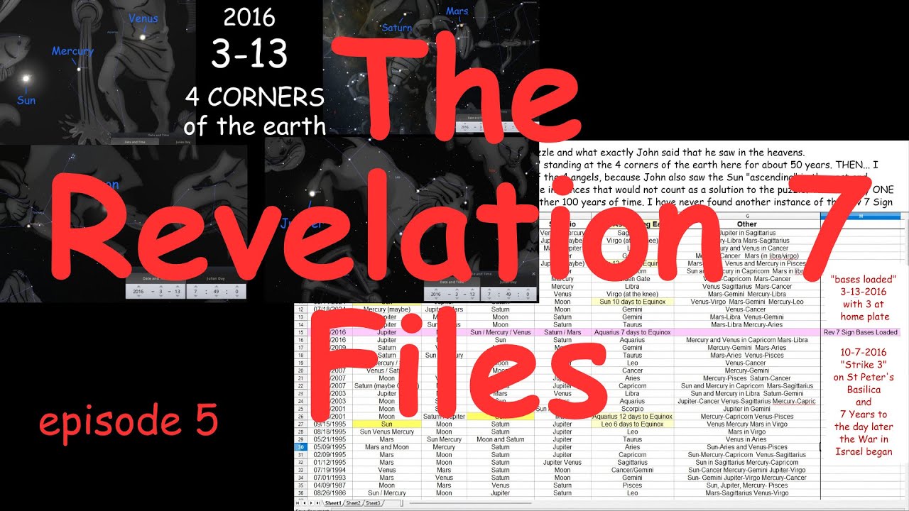 Revelation 7 Sign and Documents and the Impending Rapture. Episode 5 ...
