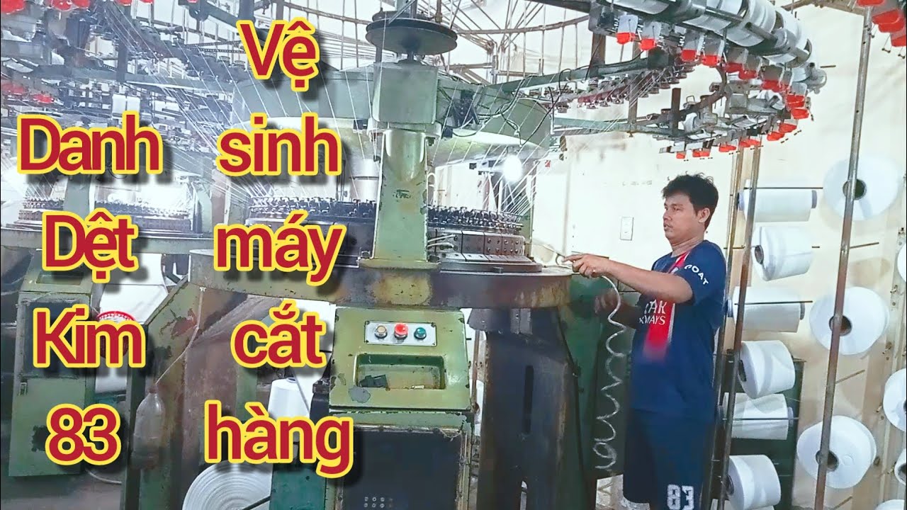cách vệ sinh máy dệt kim tròn...! - YouTube