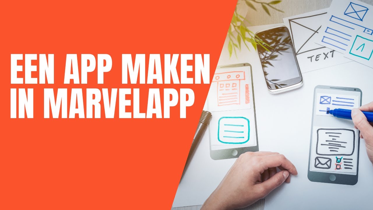 Zo maak je een app met Marvelapp - YouTube