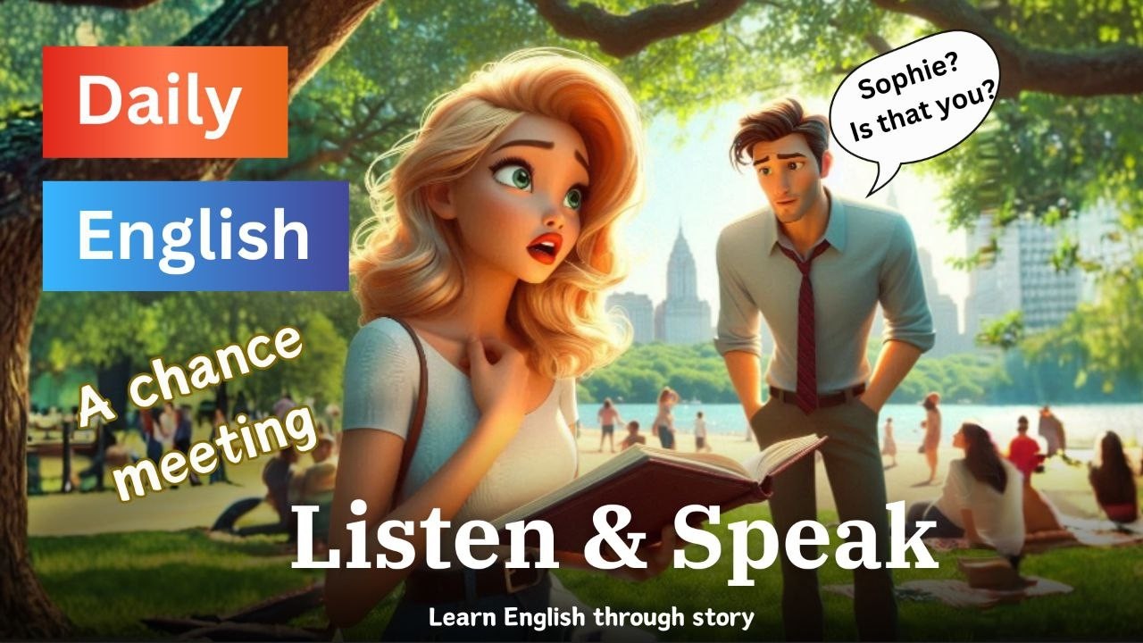 A chance meeting | Improve your English in 12 min | Daily conversation ...