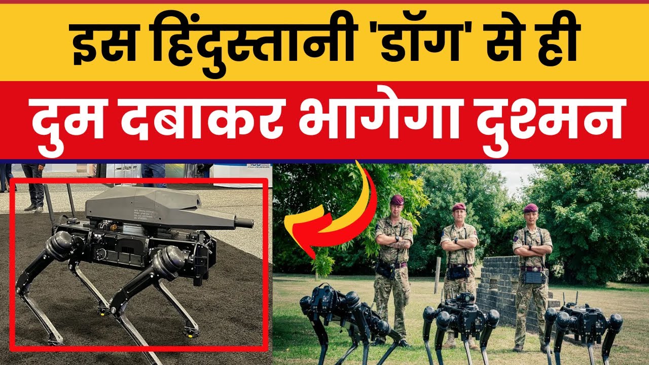 Indian Army ने तैयार किया ‘Robot Dog’ MULE, दुश्मन के ठिकानों पर Firing ...