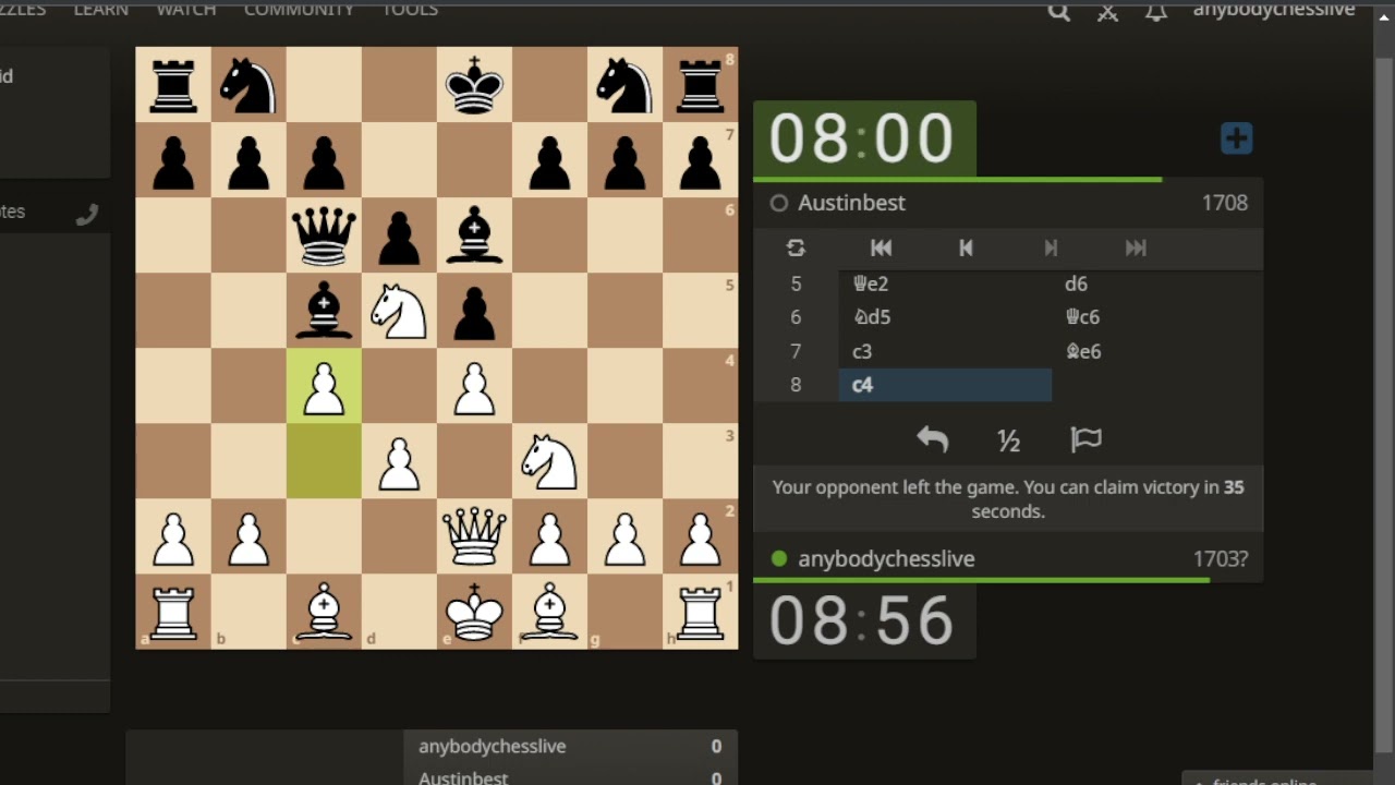 lichess gameplay | first video | let's play chess together - YouTube