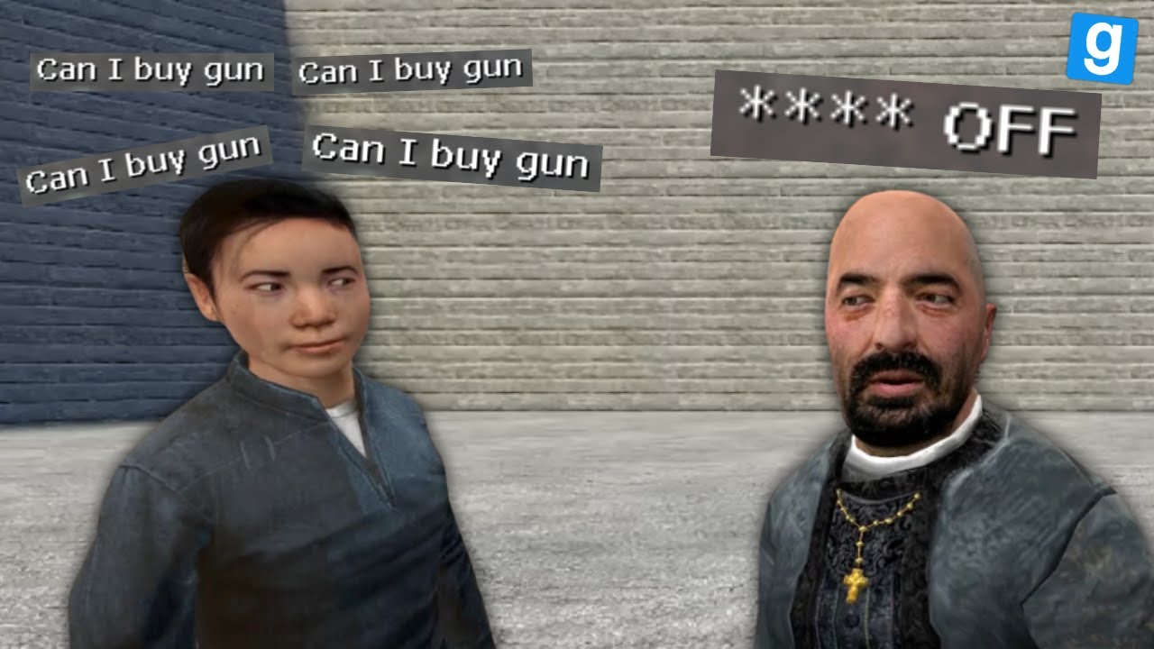 I Trolled Gmod Kids By Asking For Guns - YouTube