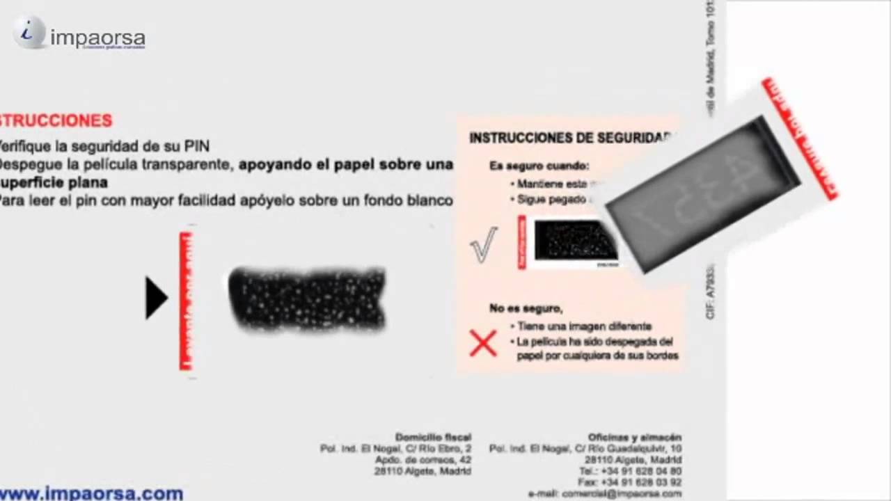 PIN FISCODE (english) - YouTube