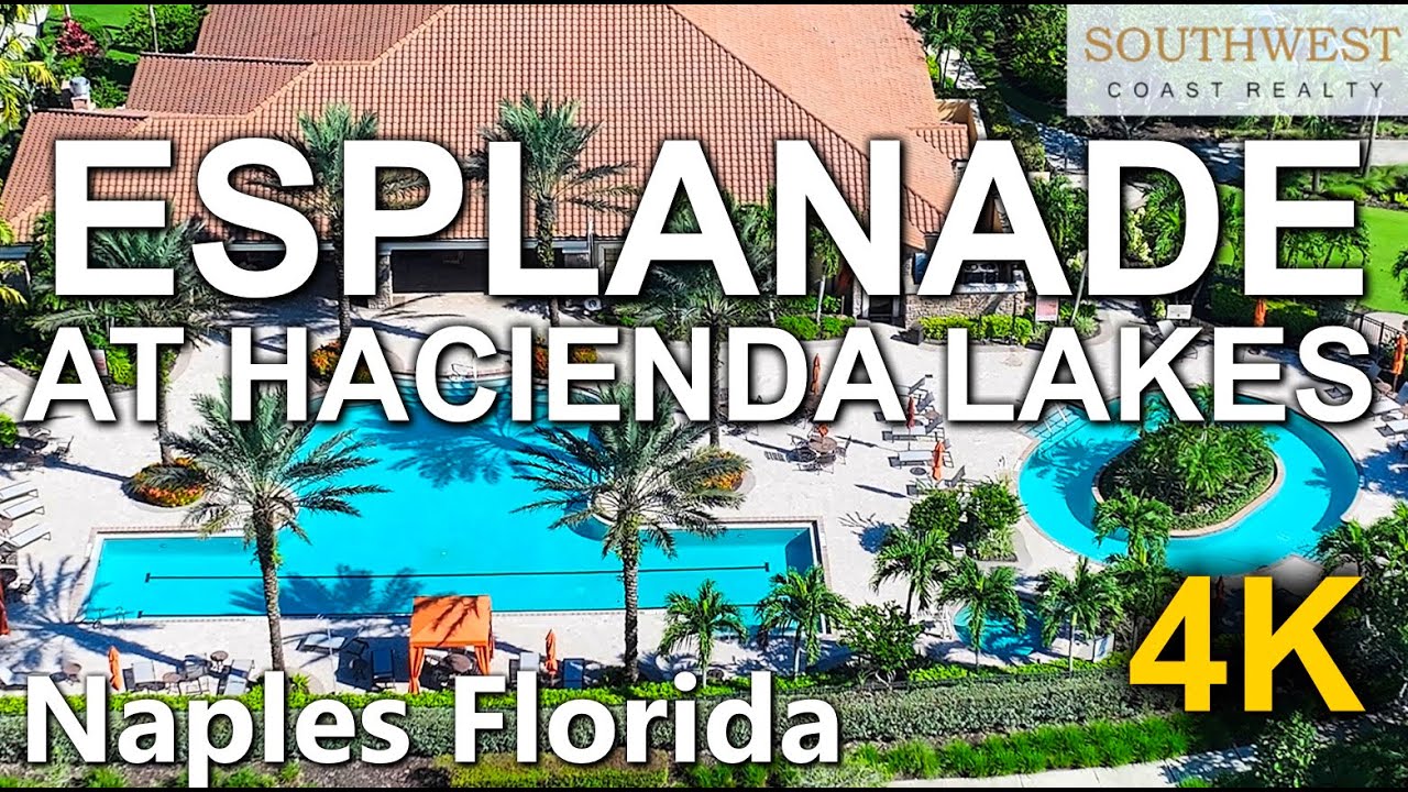 Esplanade at Hacienda Lakes, Naples, Florida in 4K - YouTube