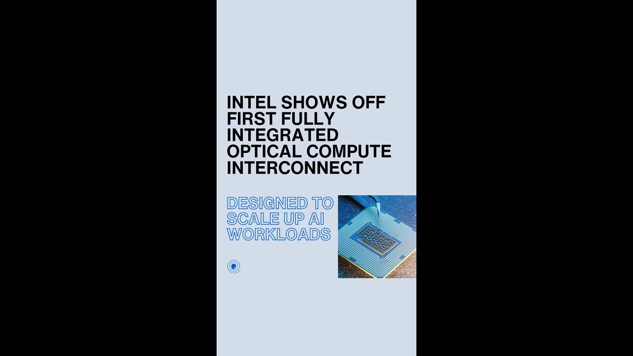 The Future of AI with Intel's OCI Optical Compute Interconnect - YouTube