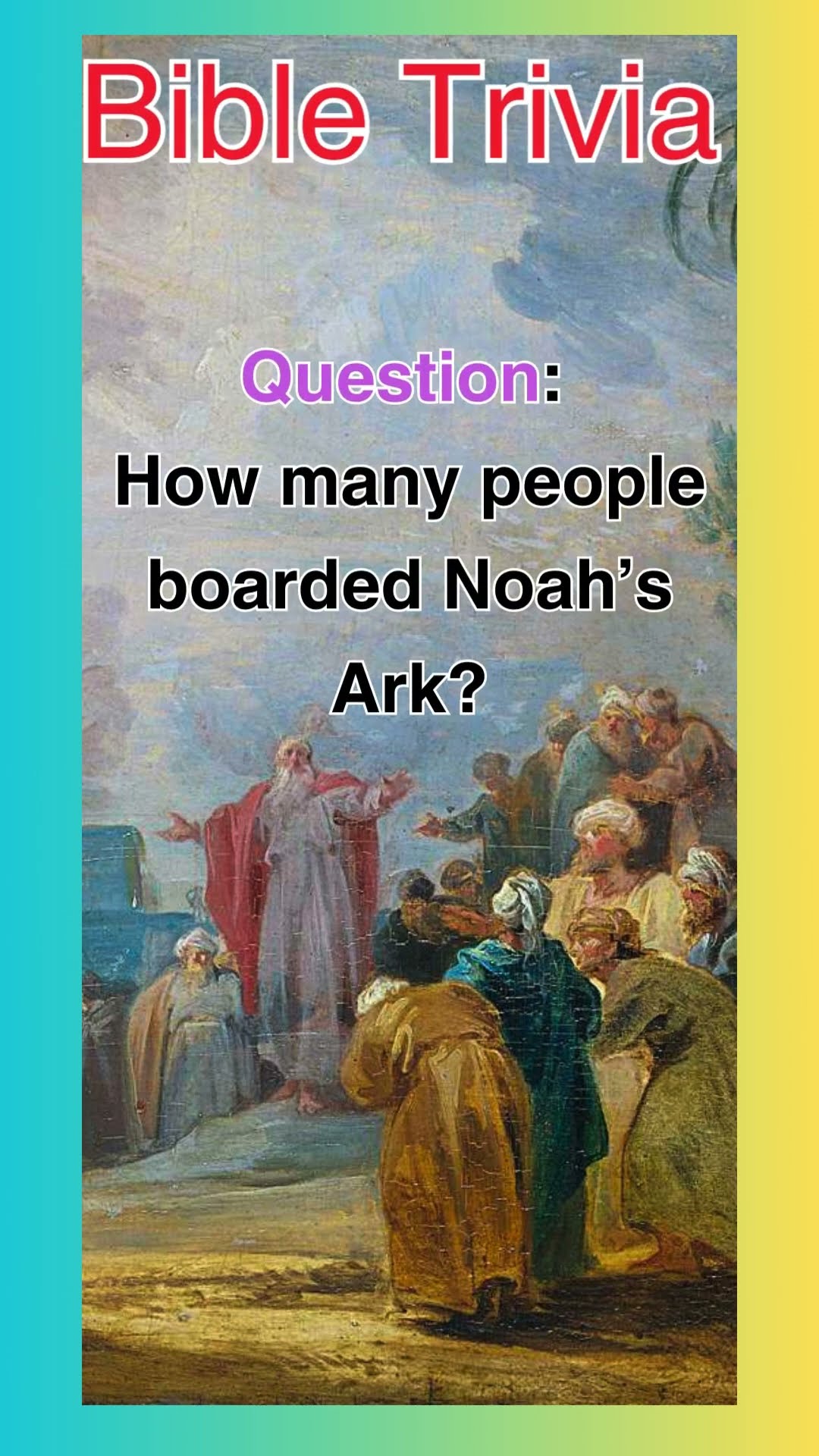 Bible Trivia Q & A 'Noah’s Ark' Bible iQ - YouTube