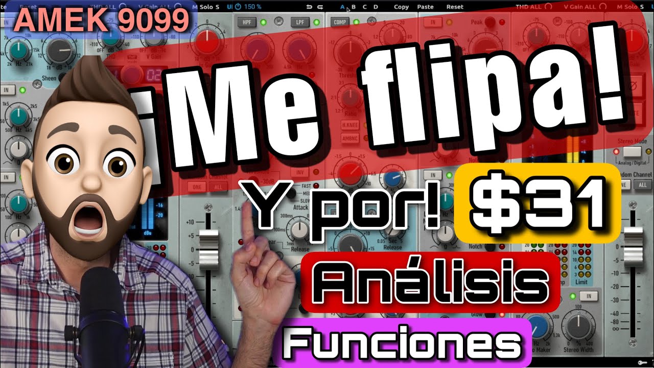 🔴AMEK 9099 Brainworx - bx_console ANÁLISIS Y FUNCIONES PLUGIN ALLIANCE ...