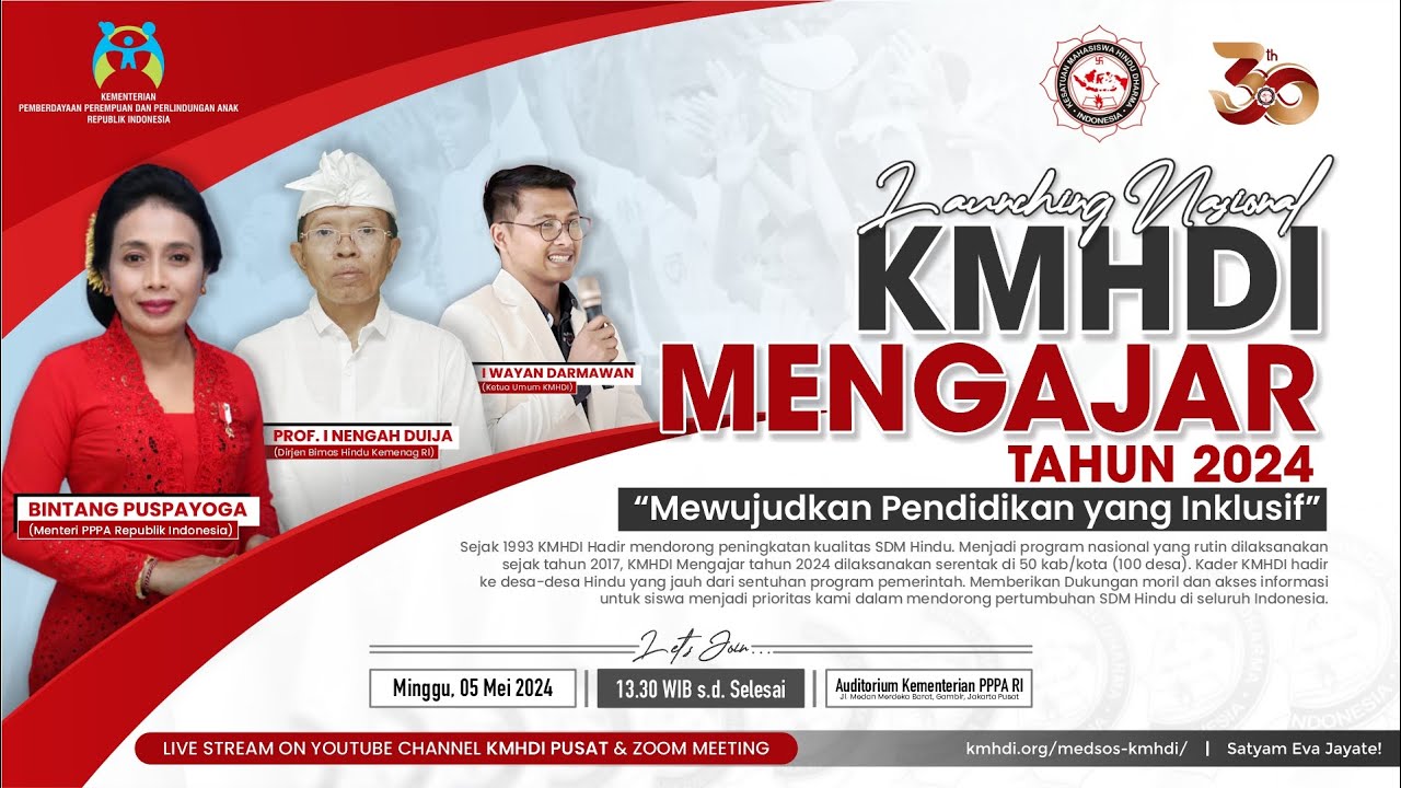 Launching KMHDI Mengajar 2024 - YouTube