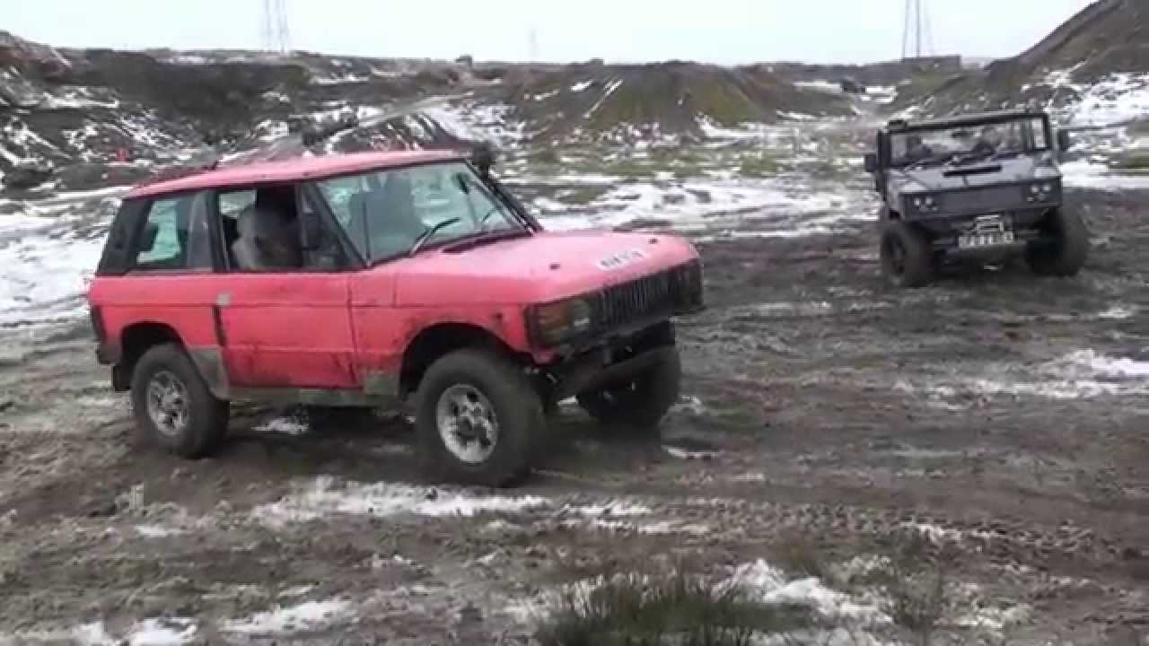 Toms Range Rover Classic 3.9 Bobtail Off Road Fun! - YouTube