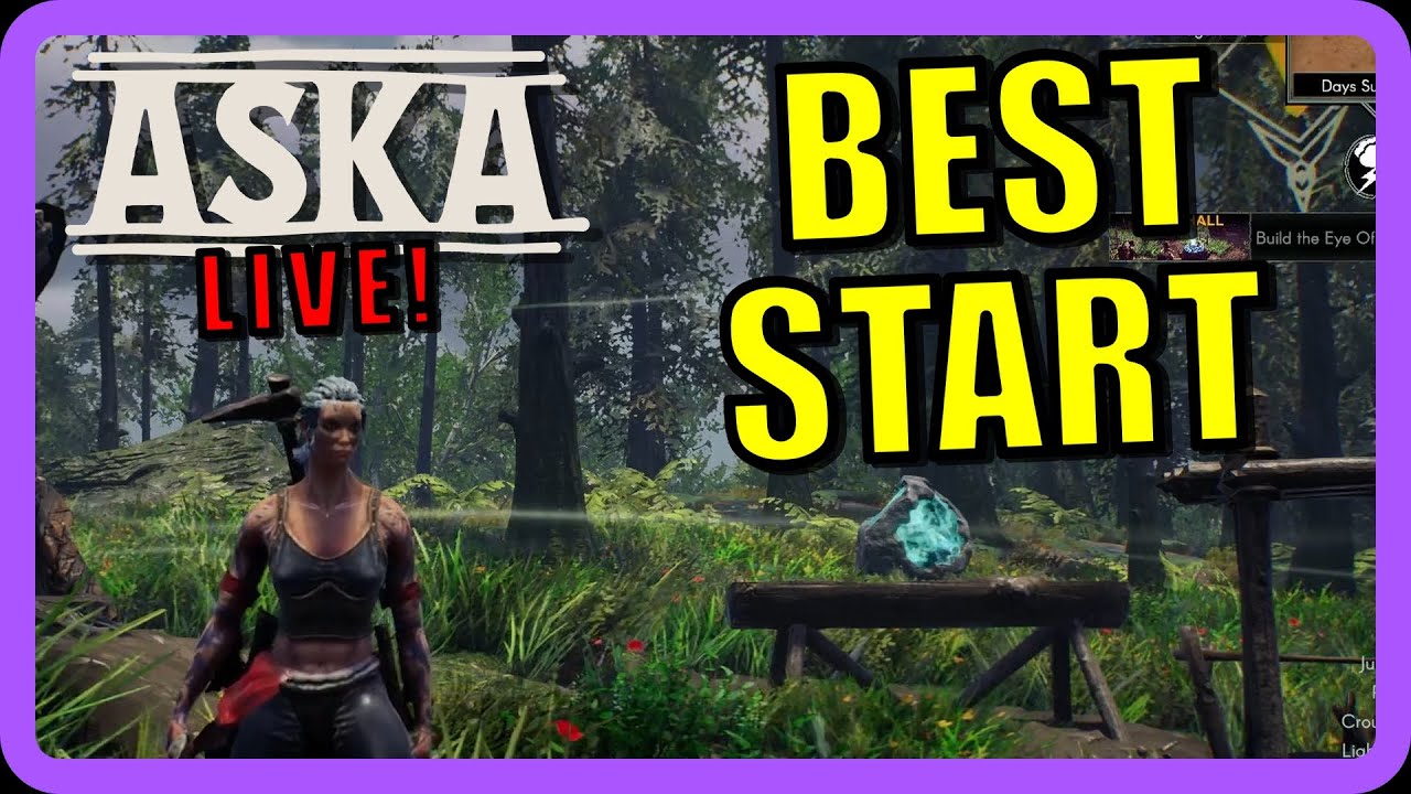 ASKA: Starting NEW: Tips & Tricks from Over 50 HOURS of gameplay! | Live - YouTube