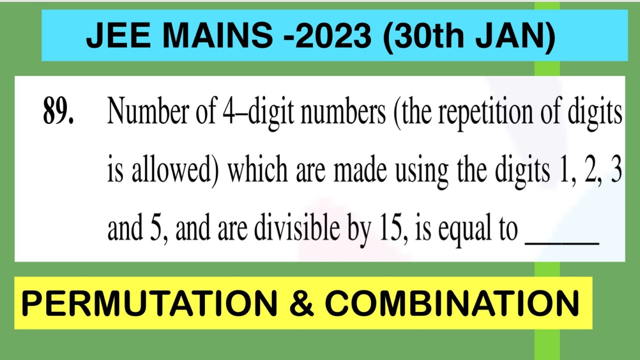 number of4digit numbers(repetition of digits is allowed)which are made ...