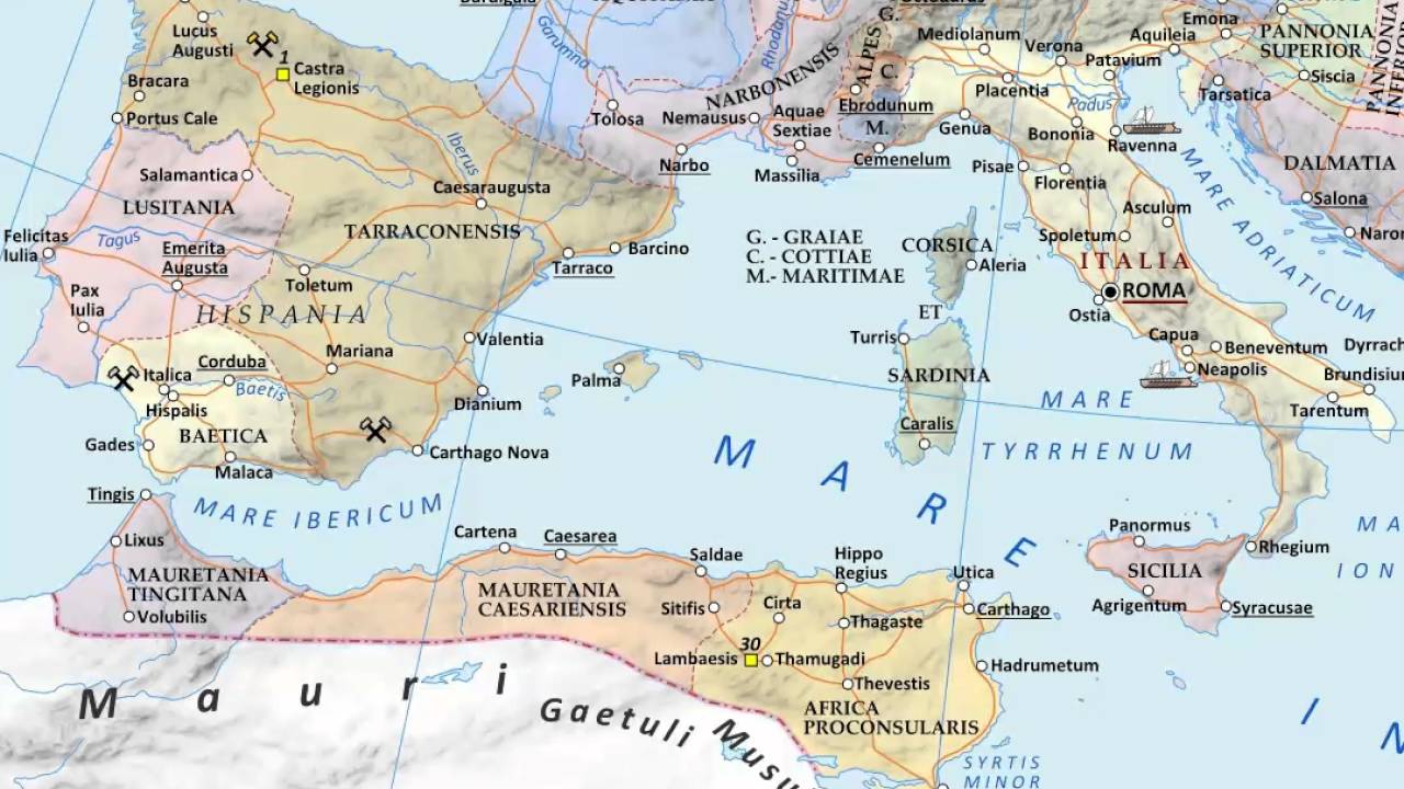 Roman History 04 - The Punic Wars 1 - 300 - 225 BC - YouTube