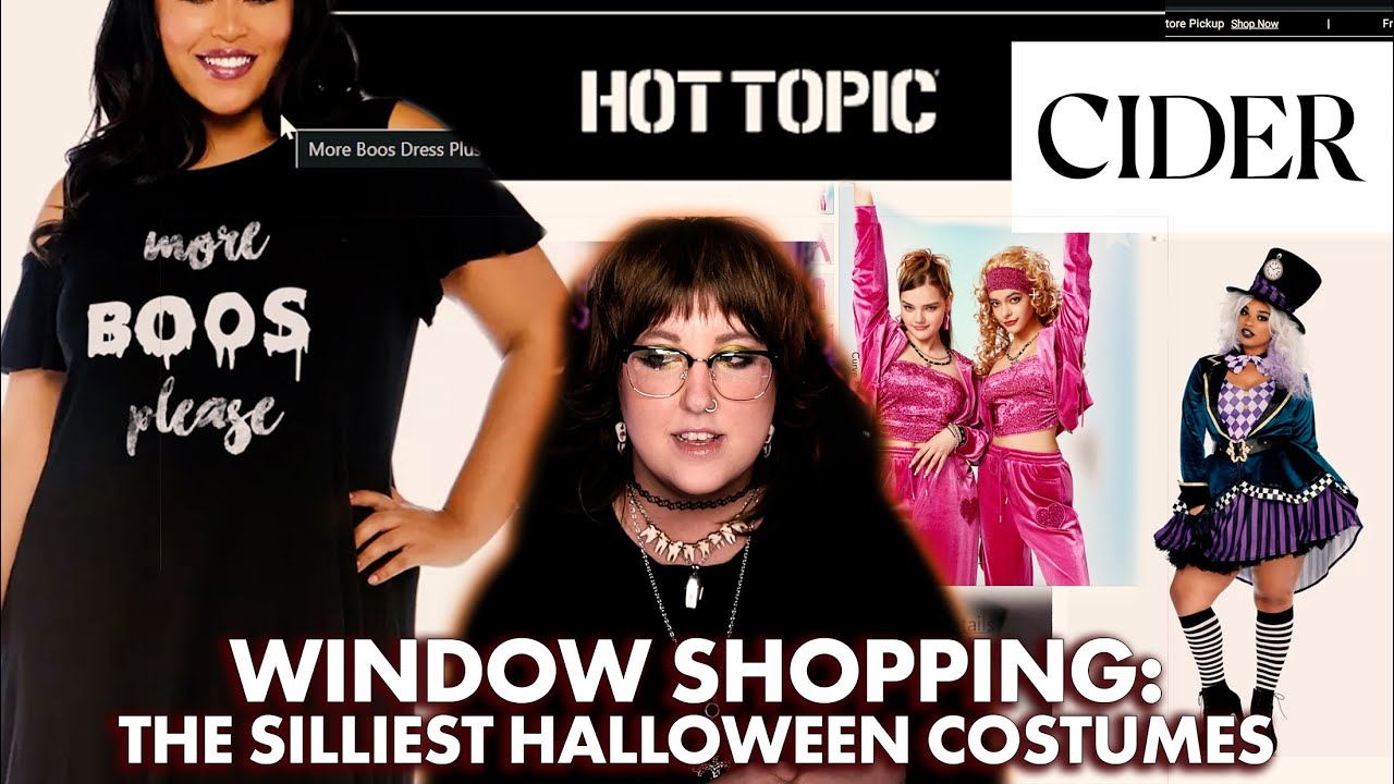 window shopping for the goofiest plus size halloween costumes - YouTube