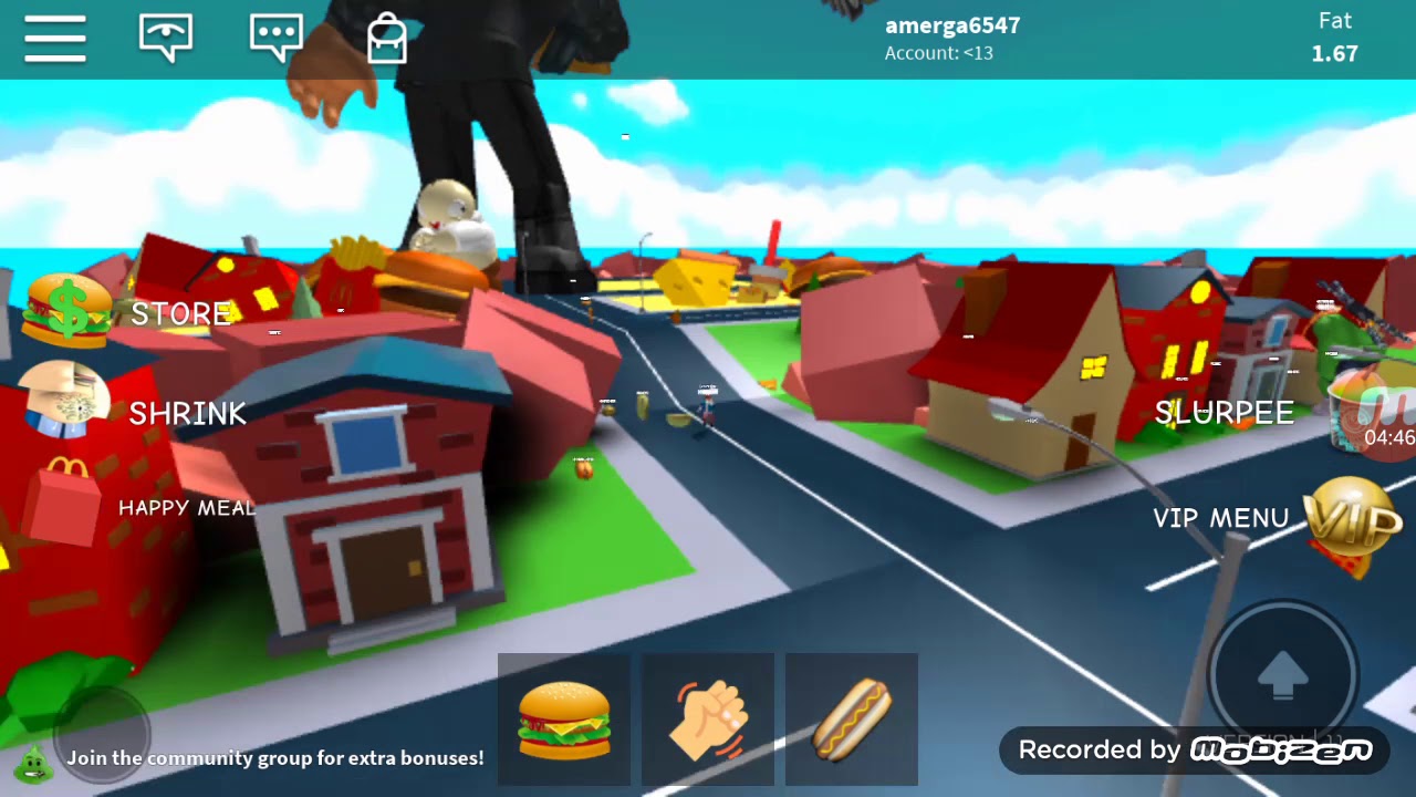 Yiyip yiyip şişman olmak roblox (Fat Simulator 2) - YouTube