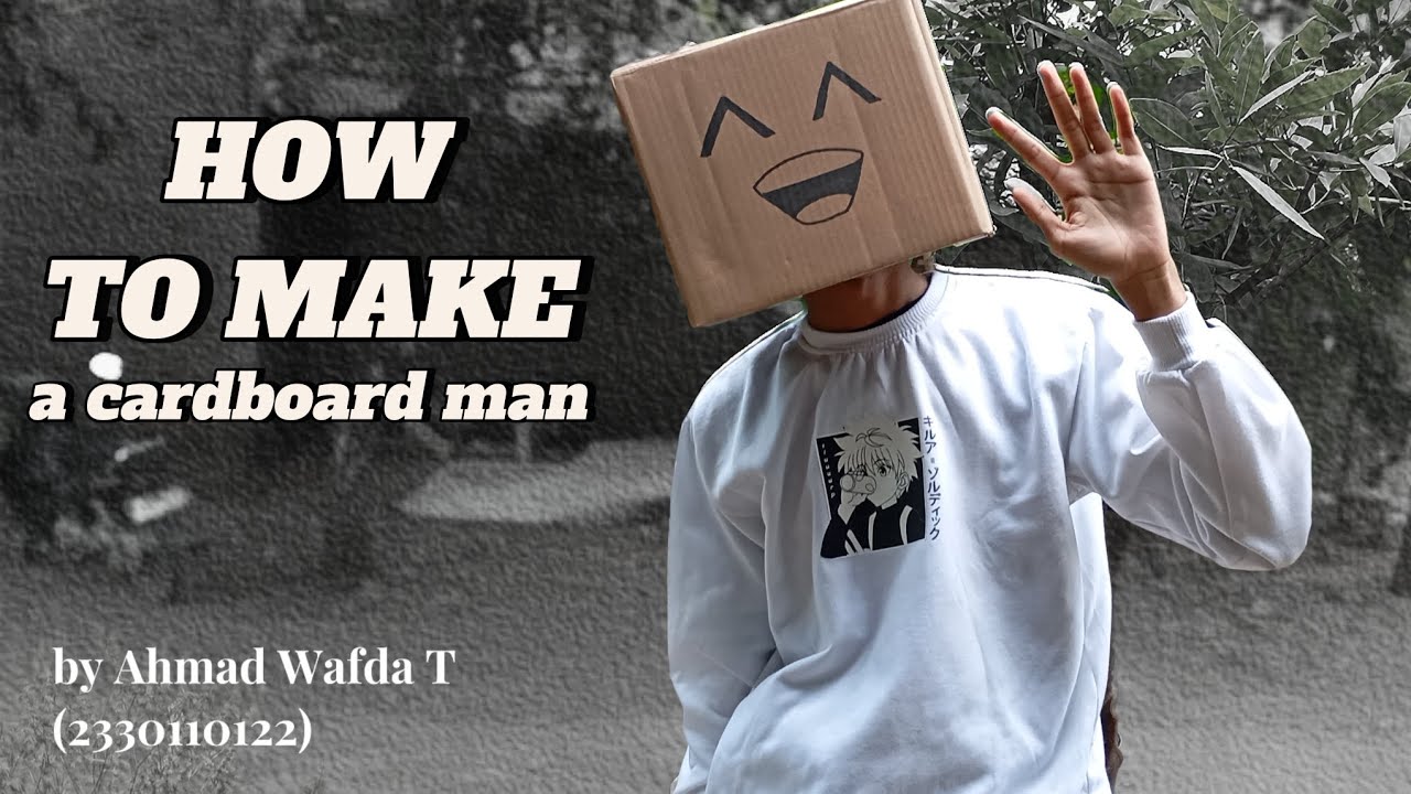 How to Make a Cardboard Man - YouTube