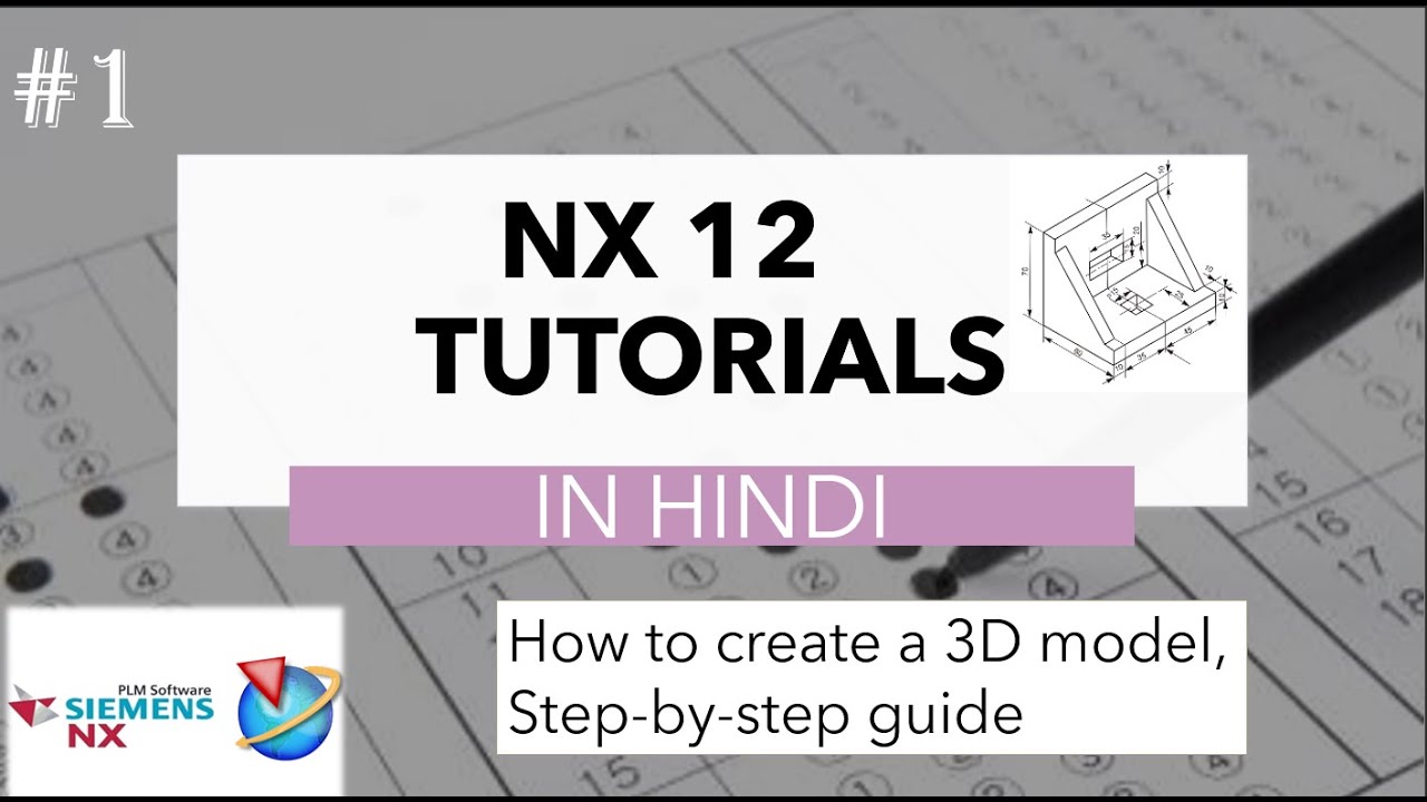 NX CAD Lessons for beginners: A Simple 3D model - YouTube