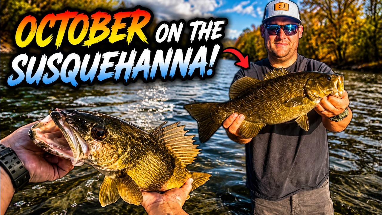 October Mixed Bag on the Susquehanna! (Smallmouth, Flathead & Walleye ...