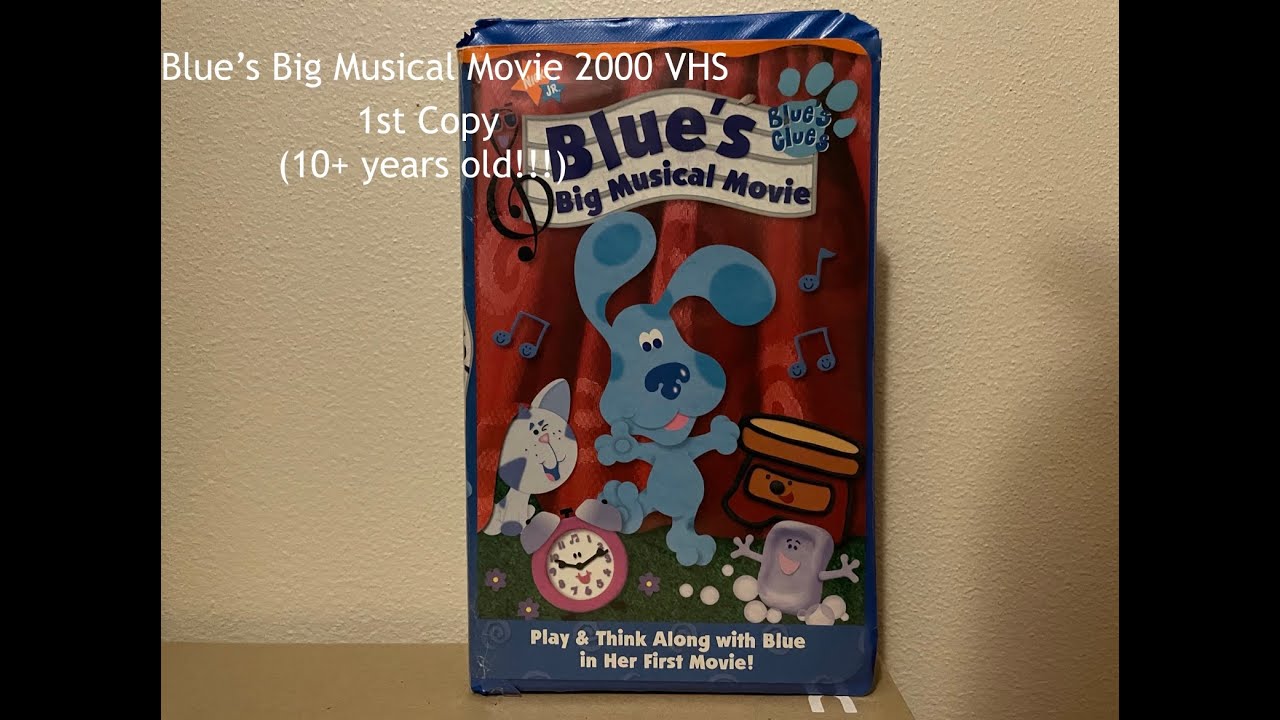 Blue's Clues: Blue's Big Musical Movie 2000 VHS - YouTube