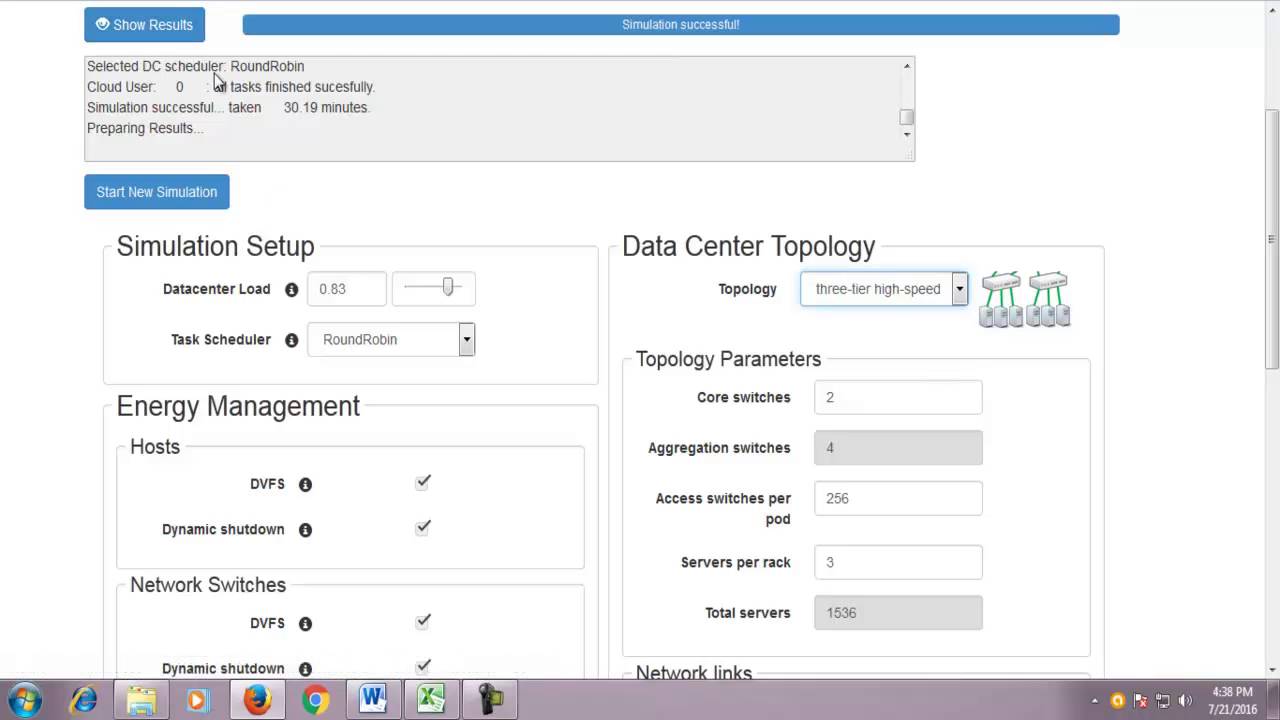 Green cloud simulator tutorial - YouTube