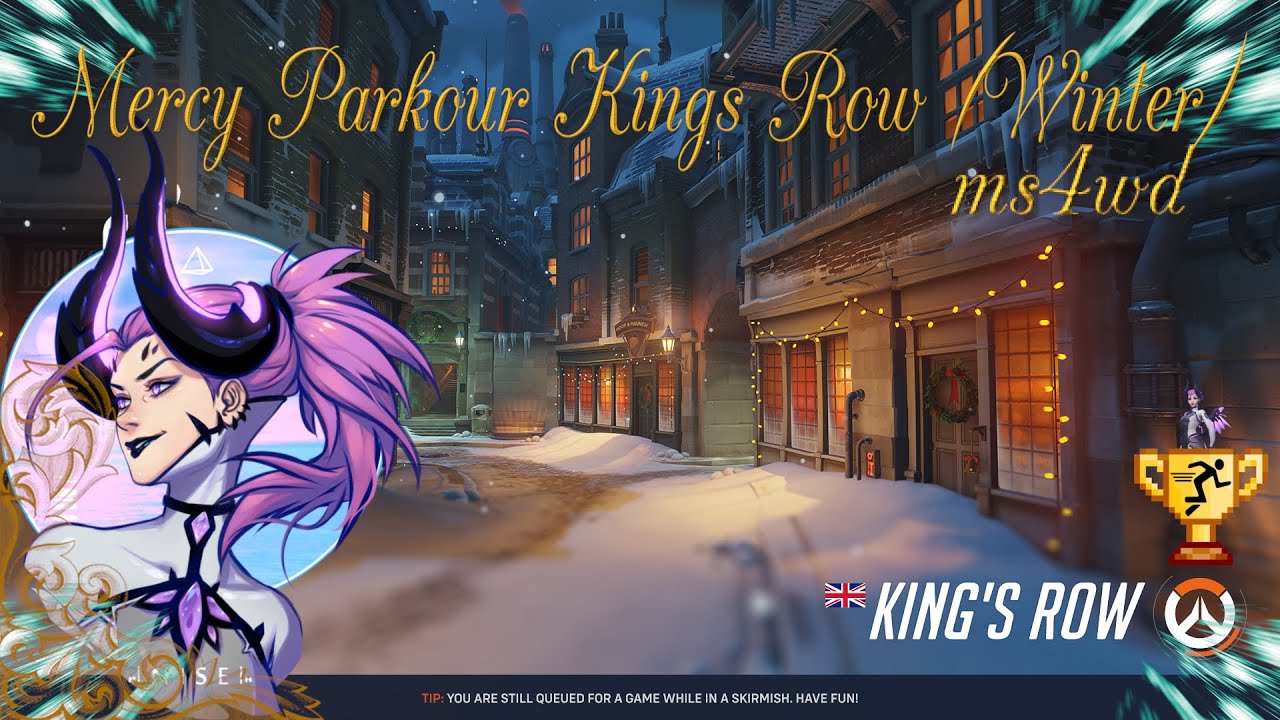 Overwatch Mercy Parkour Kings Row (Winter) MS4WD 166.60 Seconds - YouTube