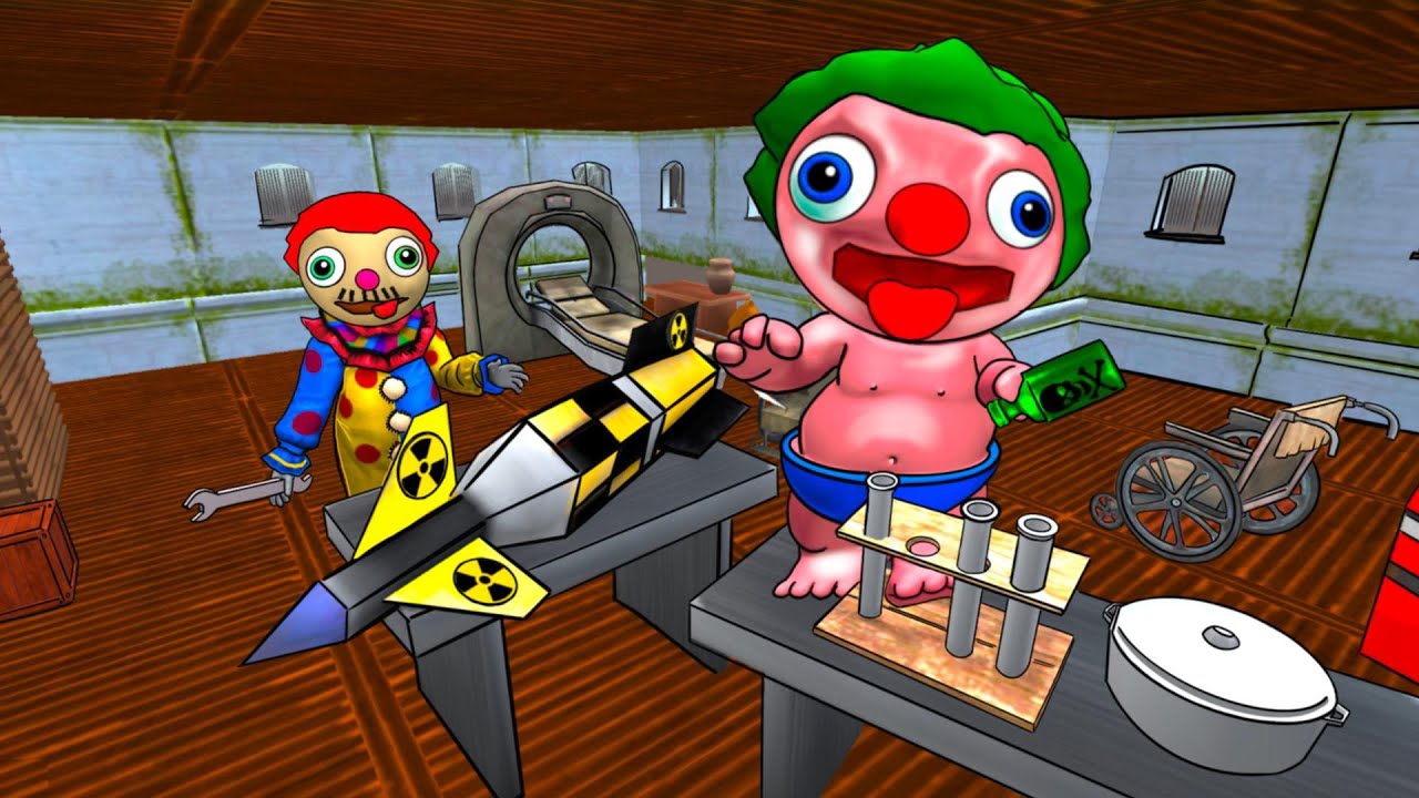 clown daddy neighbor : level 1; zoo rescue neighbor story: level 1; and ...