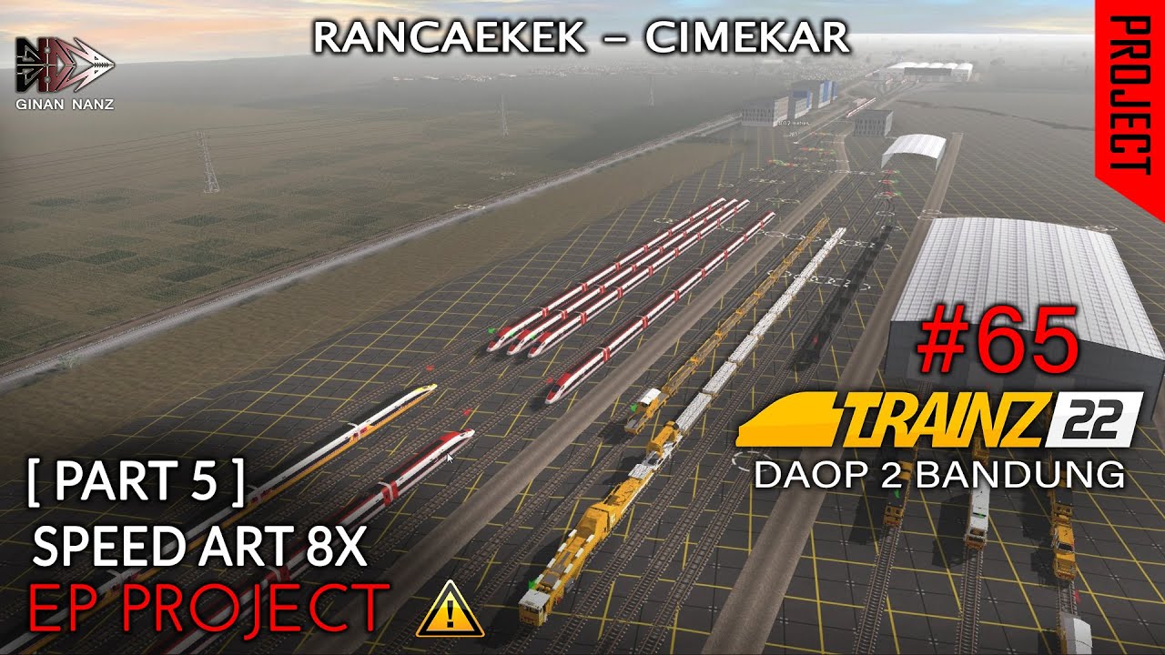 DEPO KCIC TEGALLUAR Part 5 | SPEED ART - TRAINZ RAILROAD SIMULATOR 2022 ...