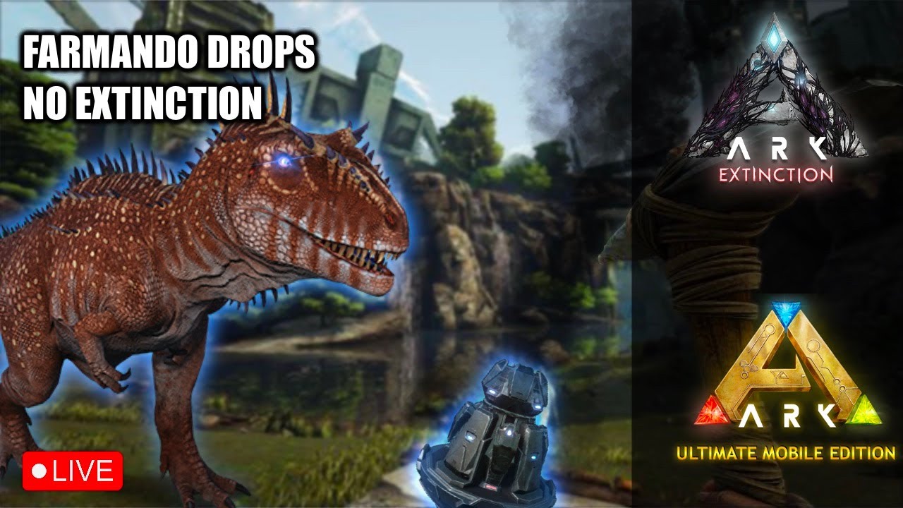 DEFENDENDO NOSSO PRIMEIRO DROP NO EXTINCTION | ARK ULTIMATE MOBILE ...