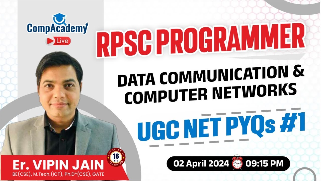 Data Communication And Computer Networks Ugc Net Pyqs Rpsc Programmer Youtube