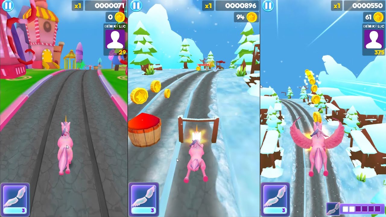 Unicorn Run - Amazing Run Game - All Levels - Gameplay Android,ios ...
