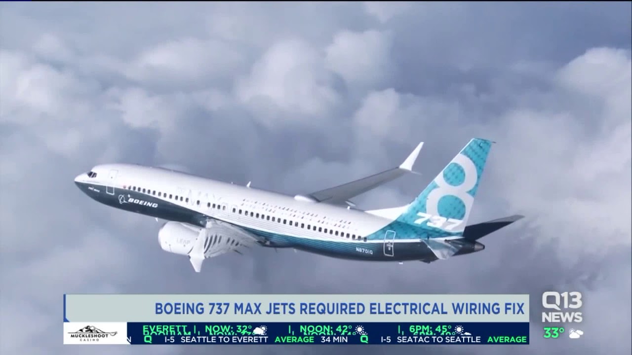 Boeing 737 MAX jets require electrical wiring fix - YouTube