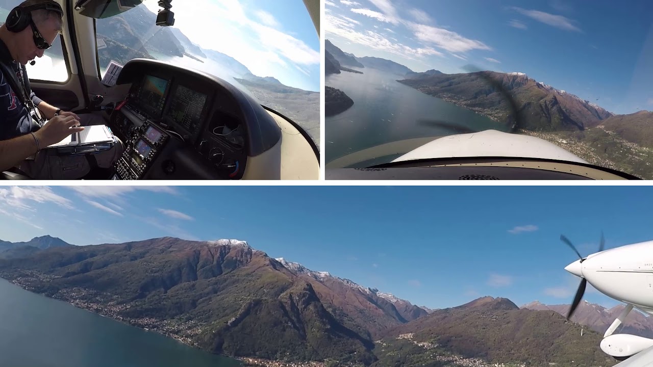 20201017 - Volo da Bresso a Bresso Lago di Como - Italy - Cirrus SR20 ...