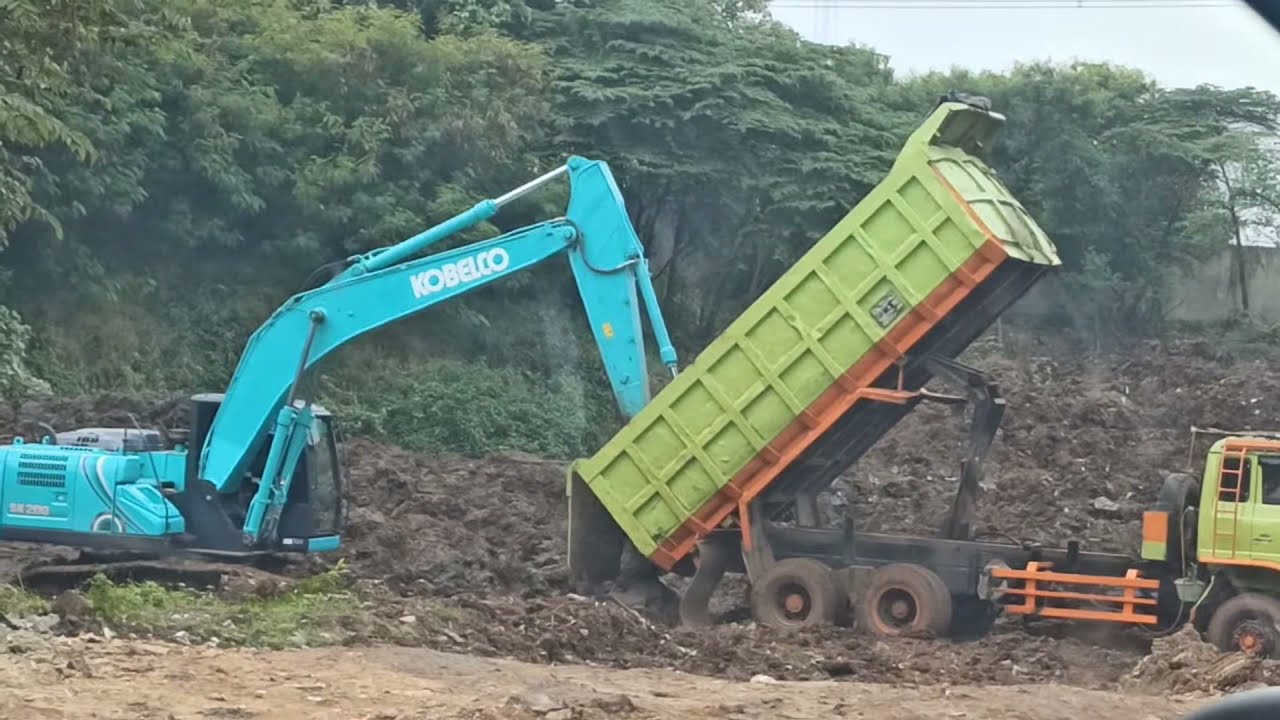 Dam Truck dan Excavator - YouTube